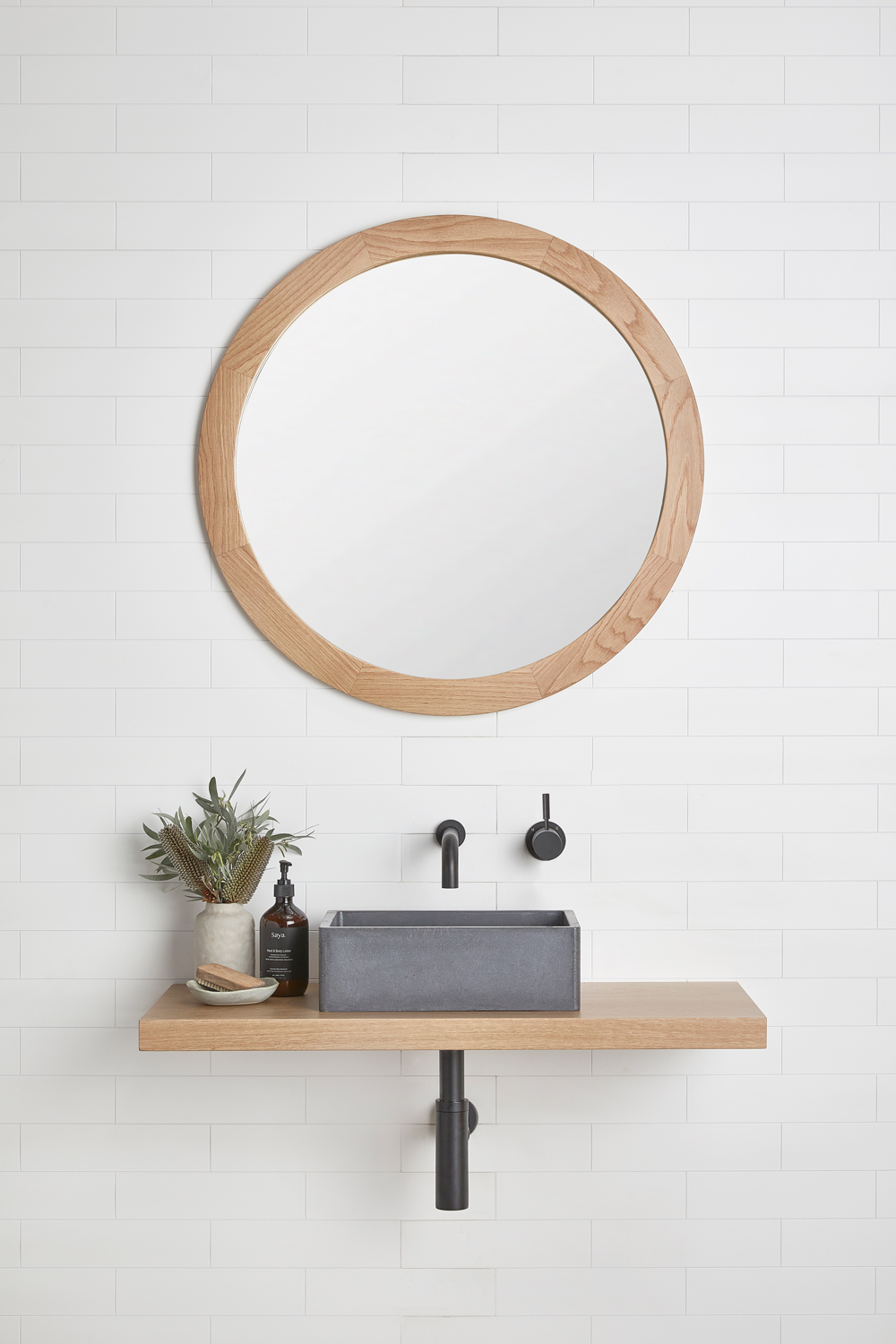 Bombo Slim Powder Room Vanity Shelf | Loughlin Furniture