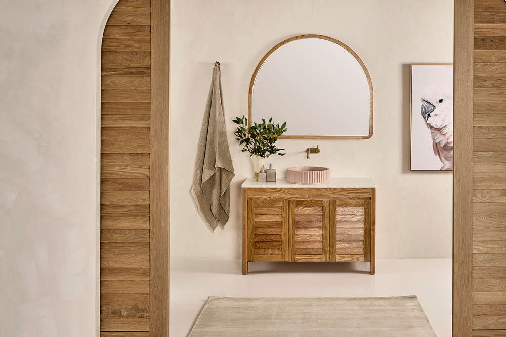 Frenchy Timber Vanity | Loughlin Furniture