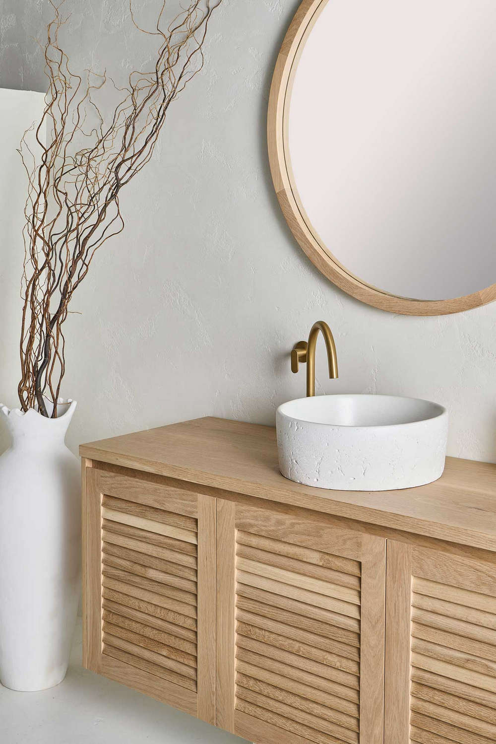 Keys Slim Timber Vanity | Loughlin Furniture