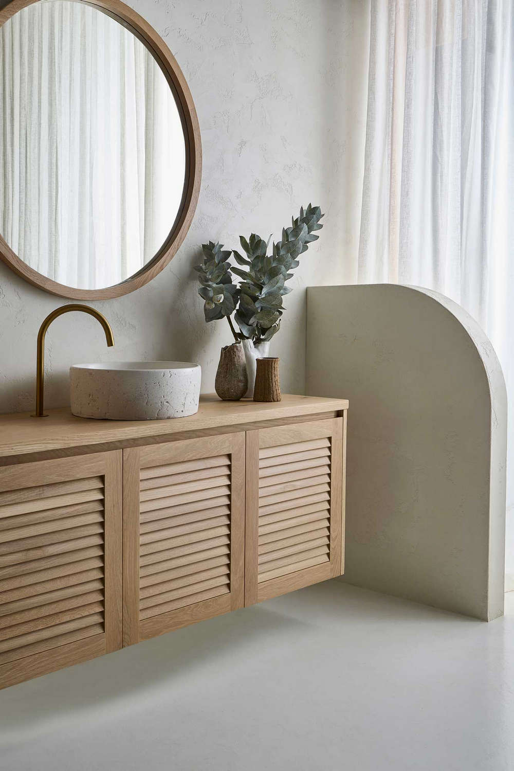Keys Slim Timber Vanity | Loughlin Furniture