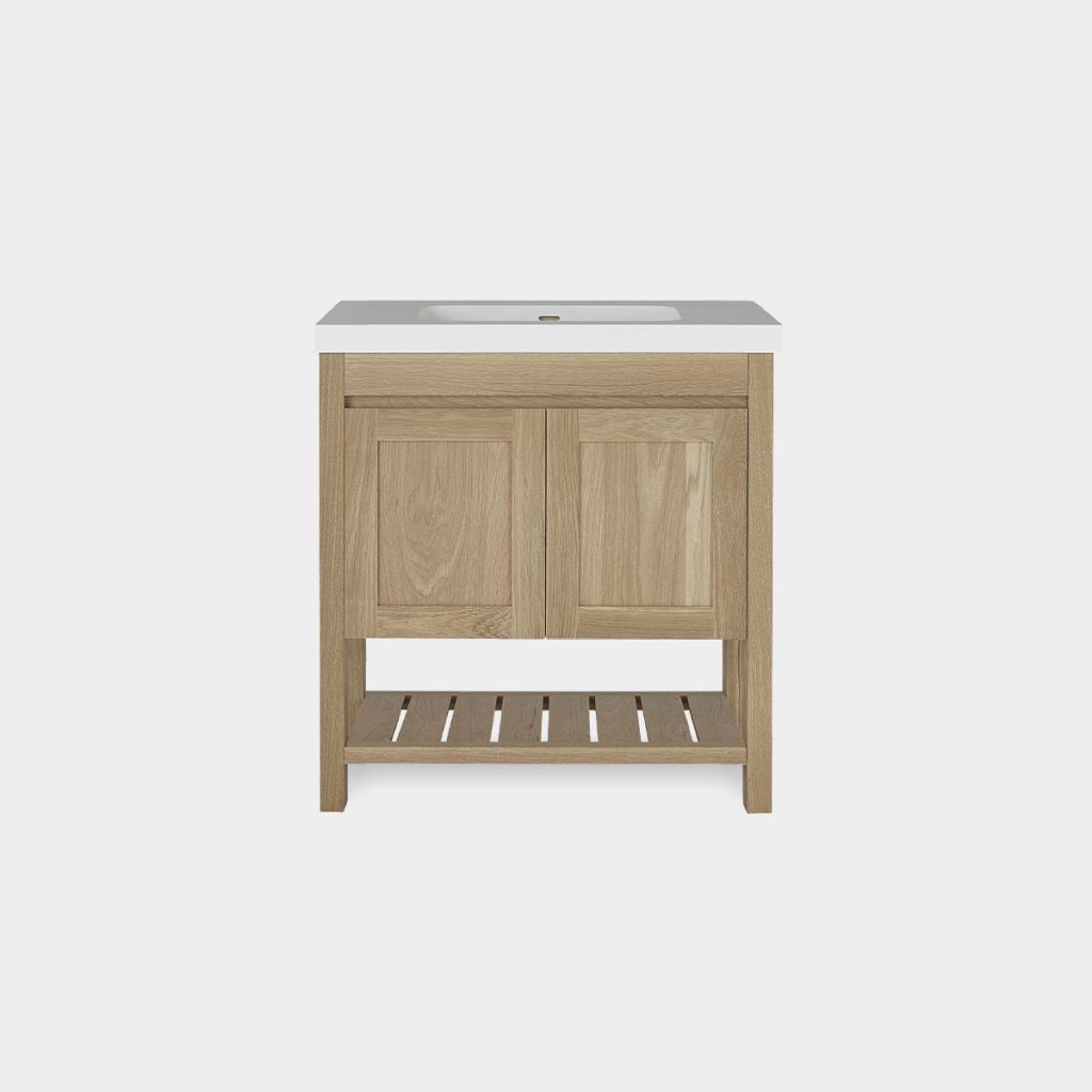 Milton Integrated Timber Vanity 1500mm | Loughlin Furniture