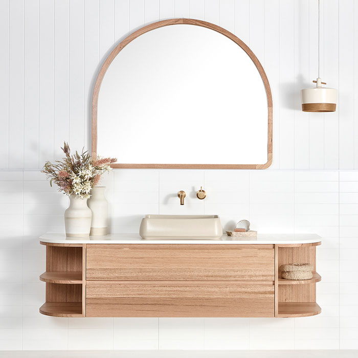 Staples Tasmanian Oak Vanity - Loughlin Furniture